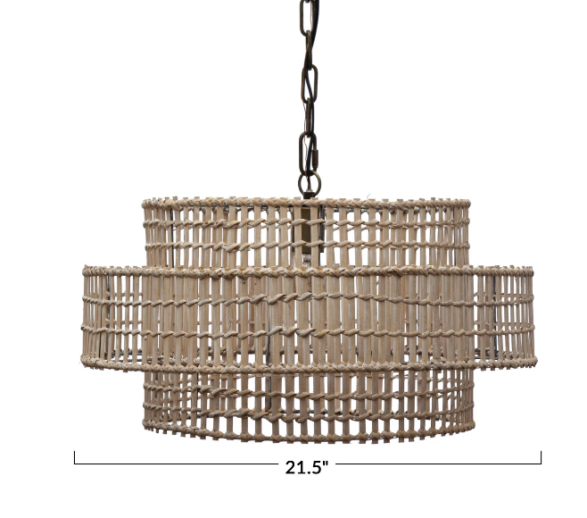 Bamboo & Rattan Pendant *LOCAL PICK UP ONLY* – City Lights Interiors